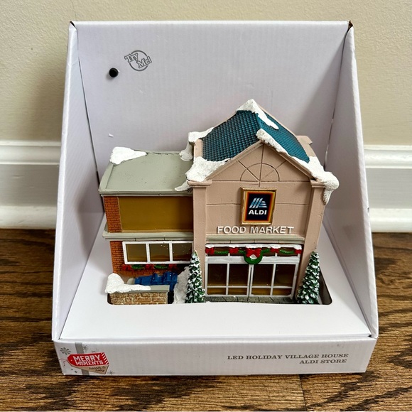 merry moments | Holiday | Aldi Led Holiday Village Food Market ...